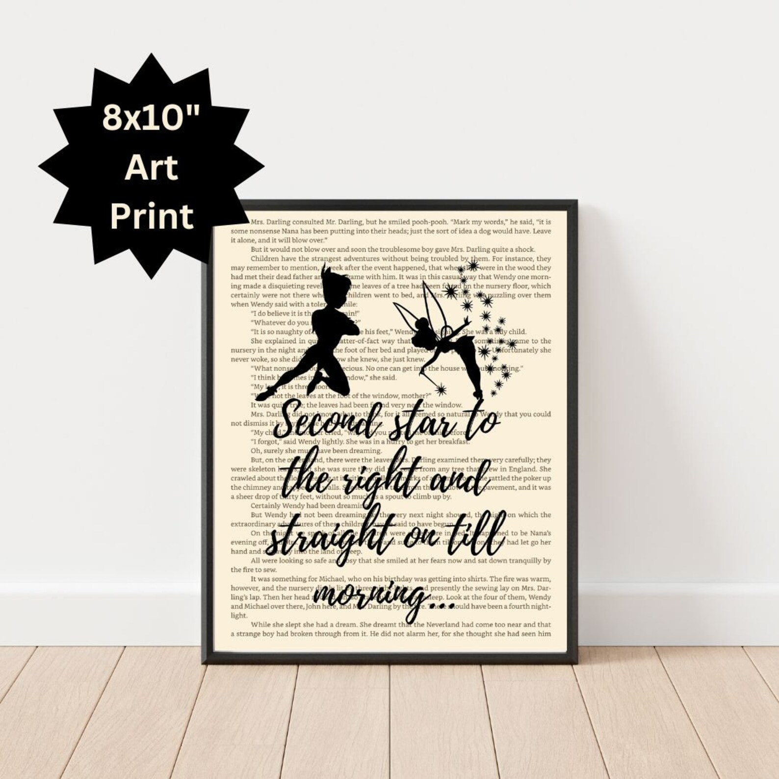 Peter Pan Book Page Art Print, Bookish Art Print, Reader Art Print ...
