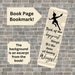 Peter Pan Book Page Bookmark Set, Peter Pan Bookmarks, Peter Pan Quotes ...