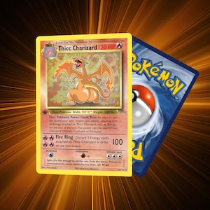 Thicc Pokemoncard - Etsy