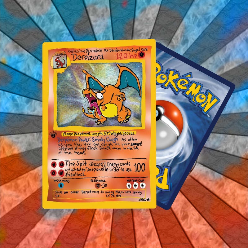 Fan Made Pokémons Cards - Etsy