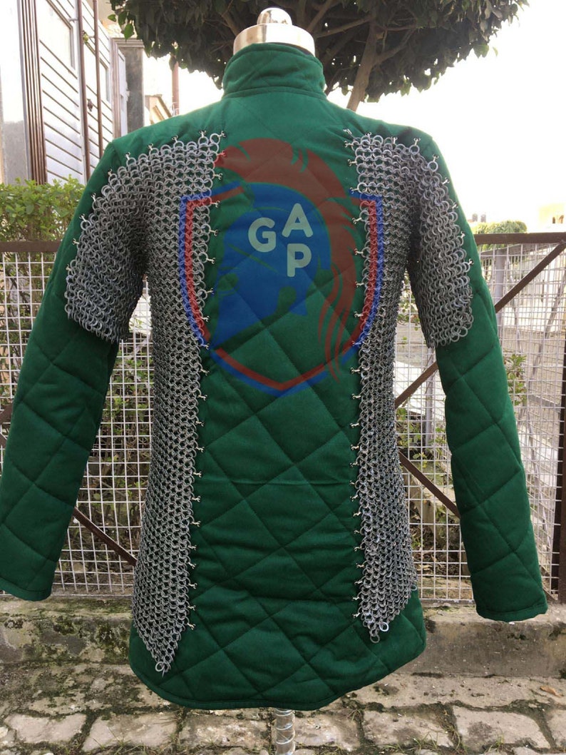 Medieval Gambeson With Chainmail Voiders Chainmail Voiders - Etsy