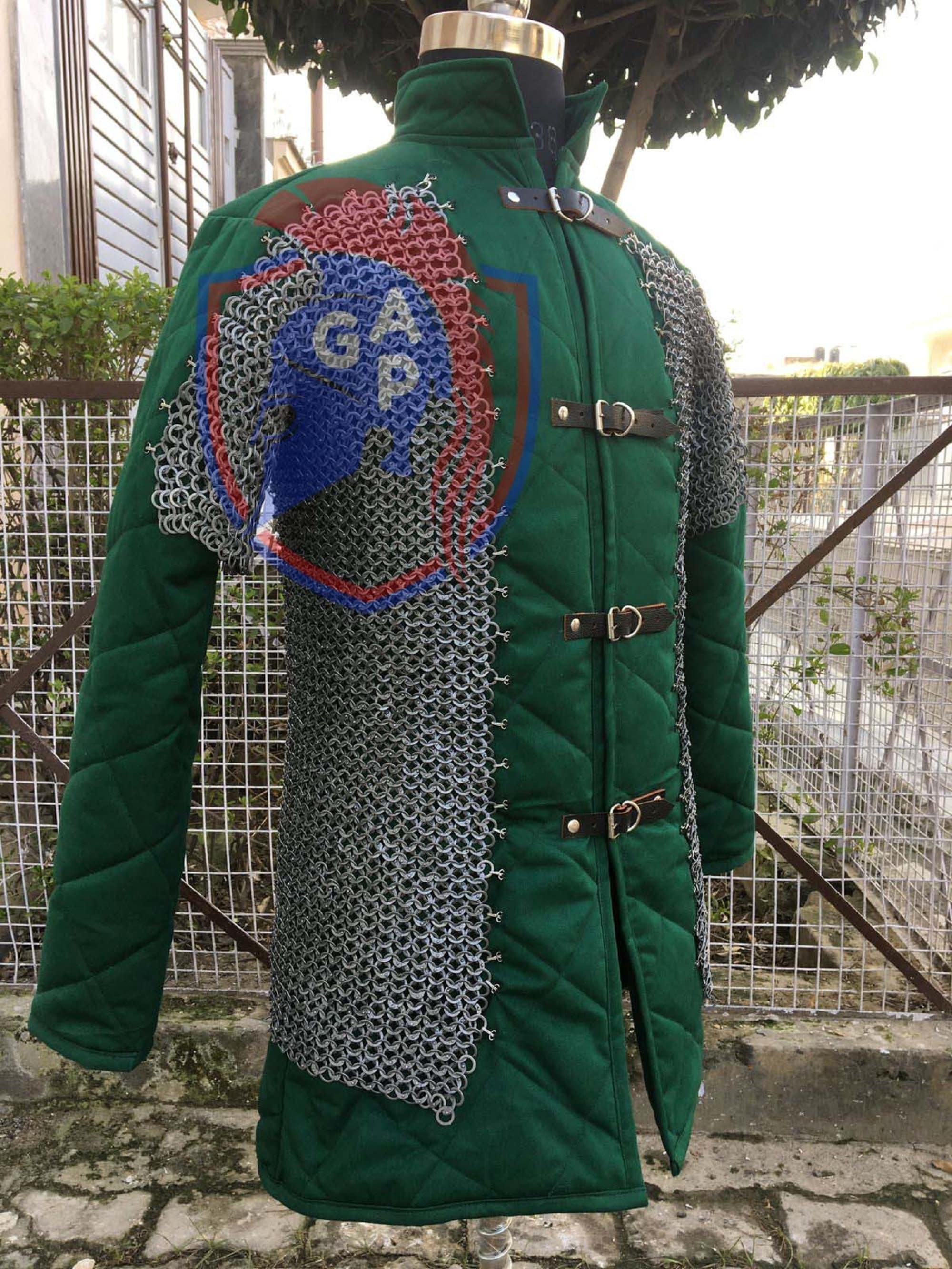 Medieval Gambeson With Chainmail Voiders Chainmail Voiders - Etsy