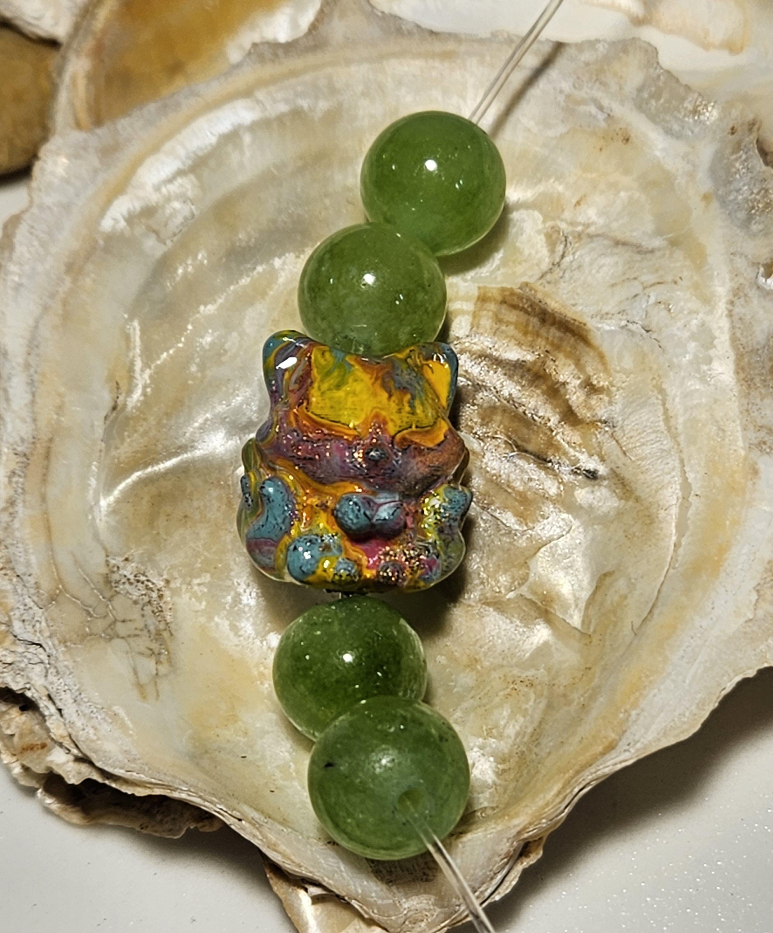 Mini Wood Daqi Nine-tailed Fox Beads - Etsy