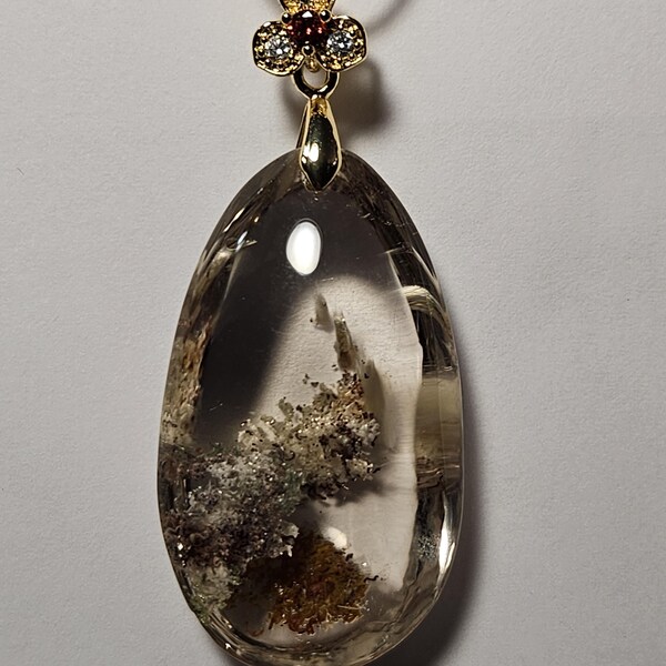 Phantom Quartz Pendant - Etsy