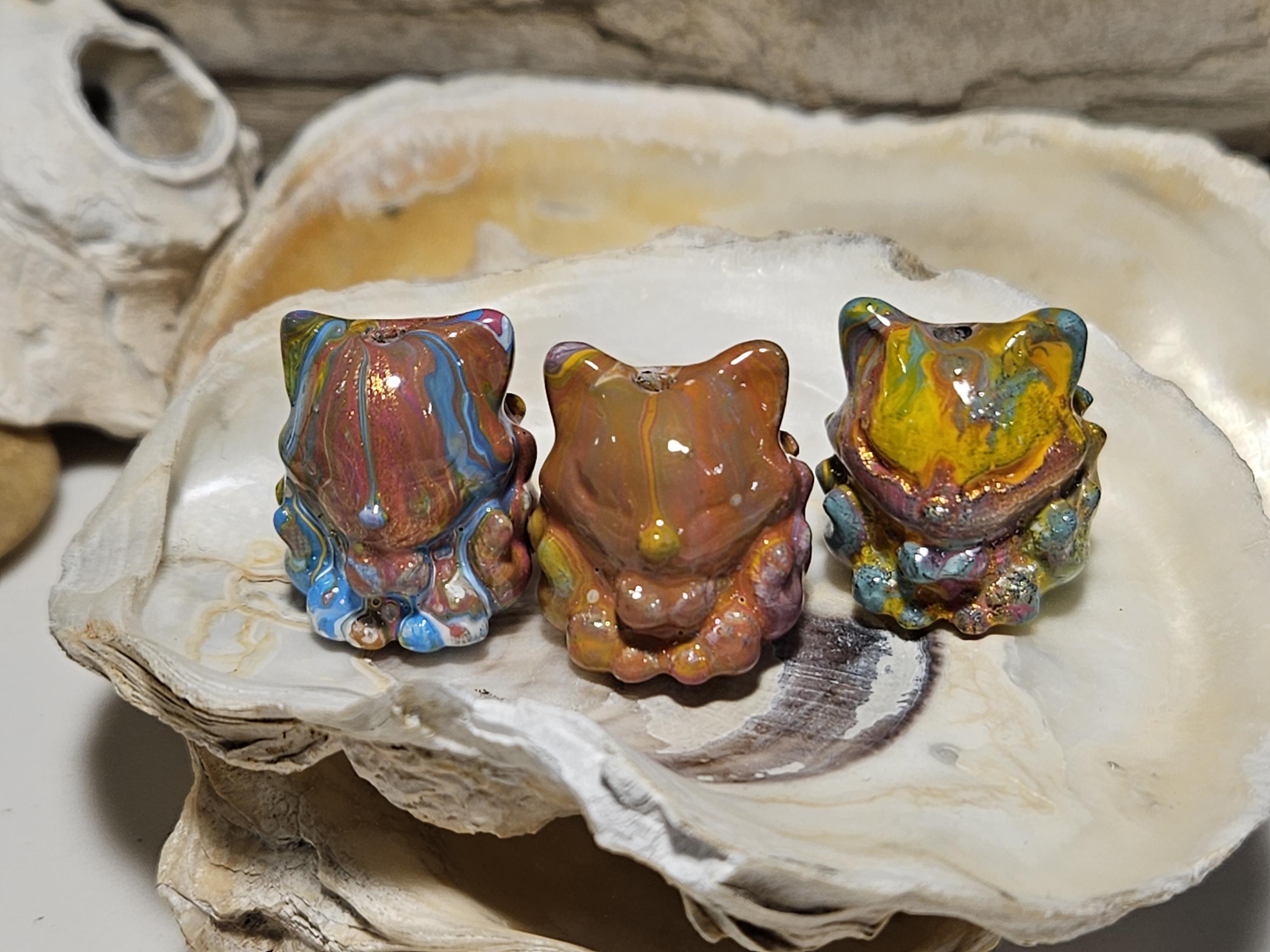 Mini Wood Daqi Nine-tailed Fox Beads - Etsy