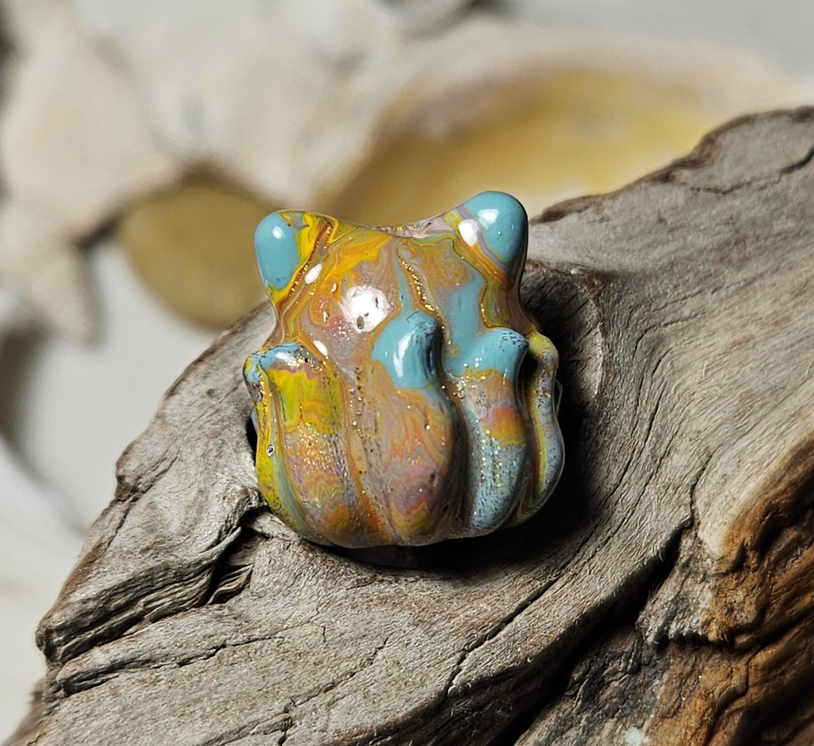 Mini Wood Daqi Nine-tailed Fox Beads - Etsy
