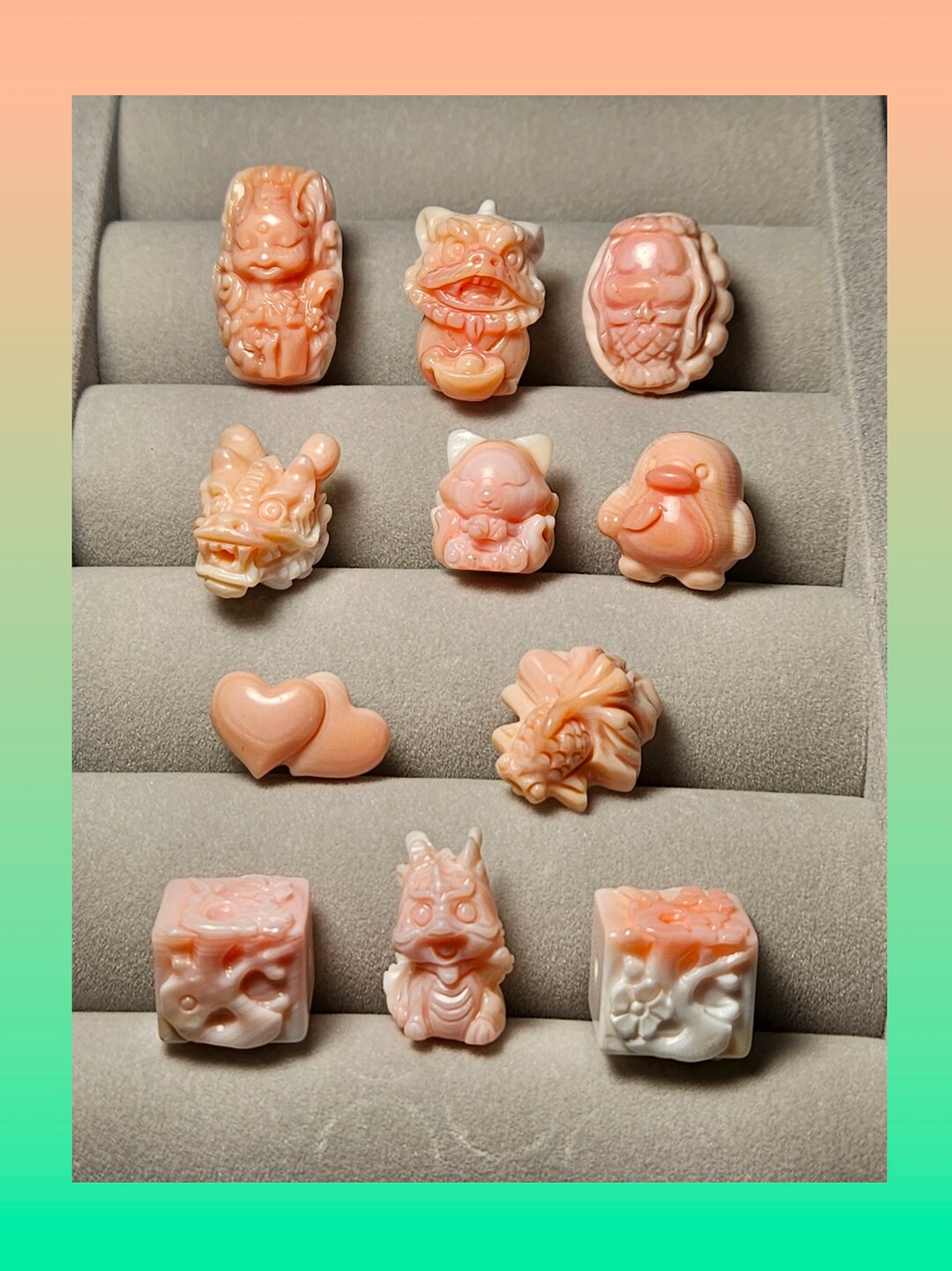 Natural AAA Carved Queen Conch Shell Beads - Etsy