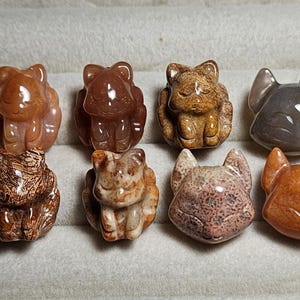 Carved Coral Jade Nine-tailed Fox Beads: DIY Jewelry Supplies - Etsy