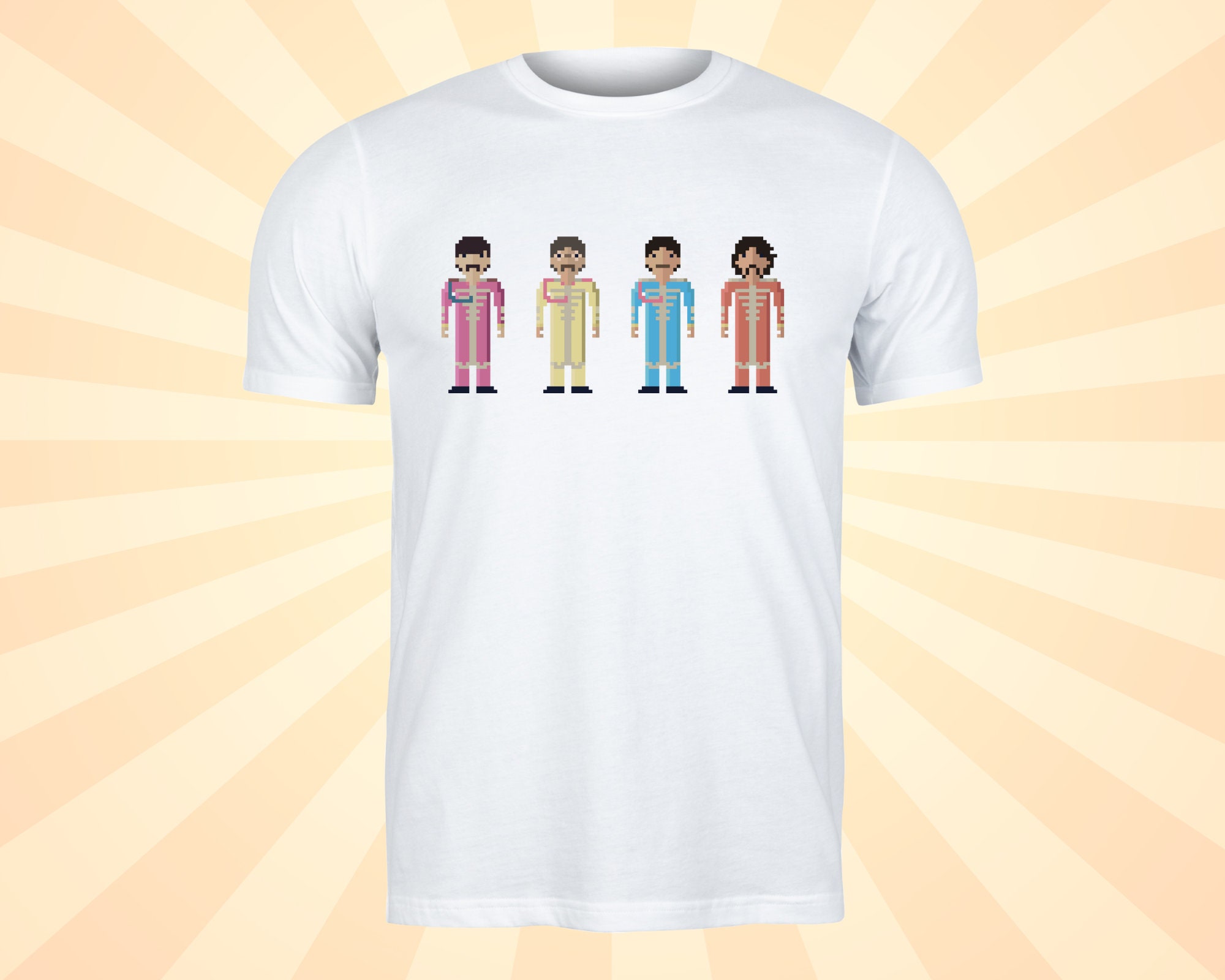 The Beatles Original 8-bit Pixel Art Digital Download Instant Access to ...