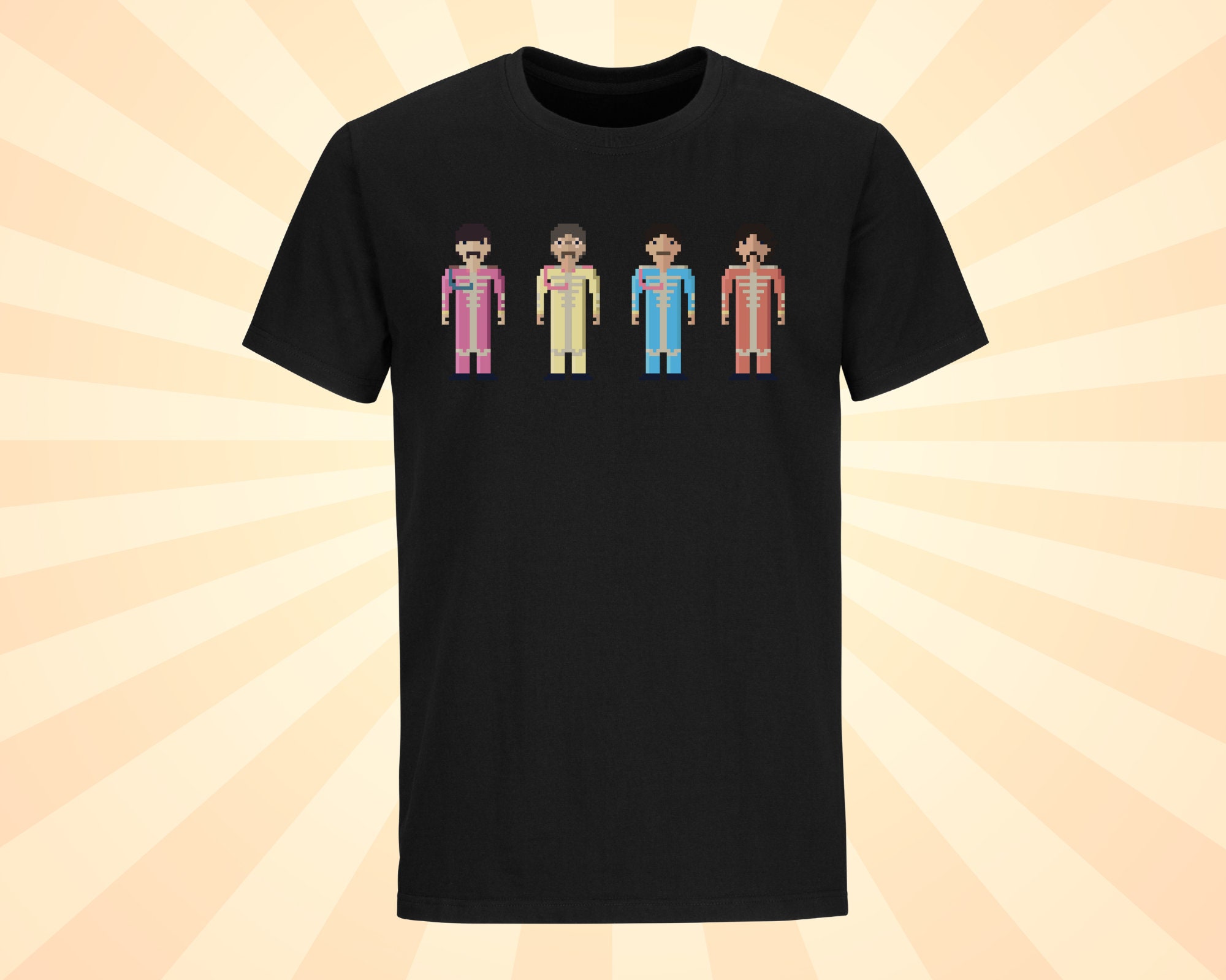 The Beatles Original 8-bit Pixel Art Digital Download Instant Access to ...