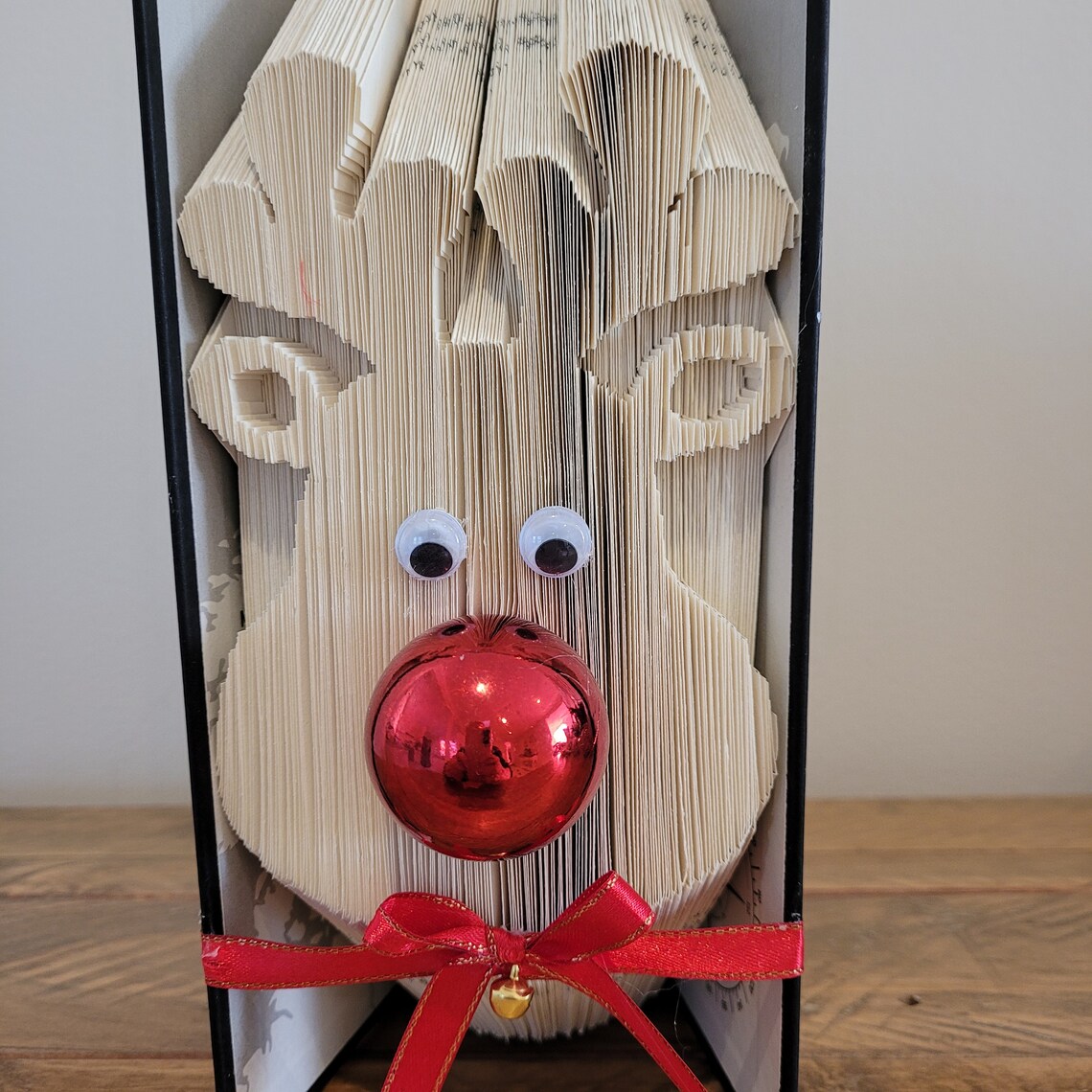 Reindeer Book Folding Pattern (cut & Fold Combination) - Bauble Nose ...
