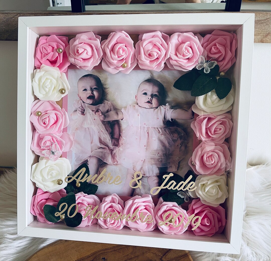 Personalized BIRTH Flower Frame - Etsy