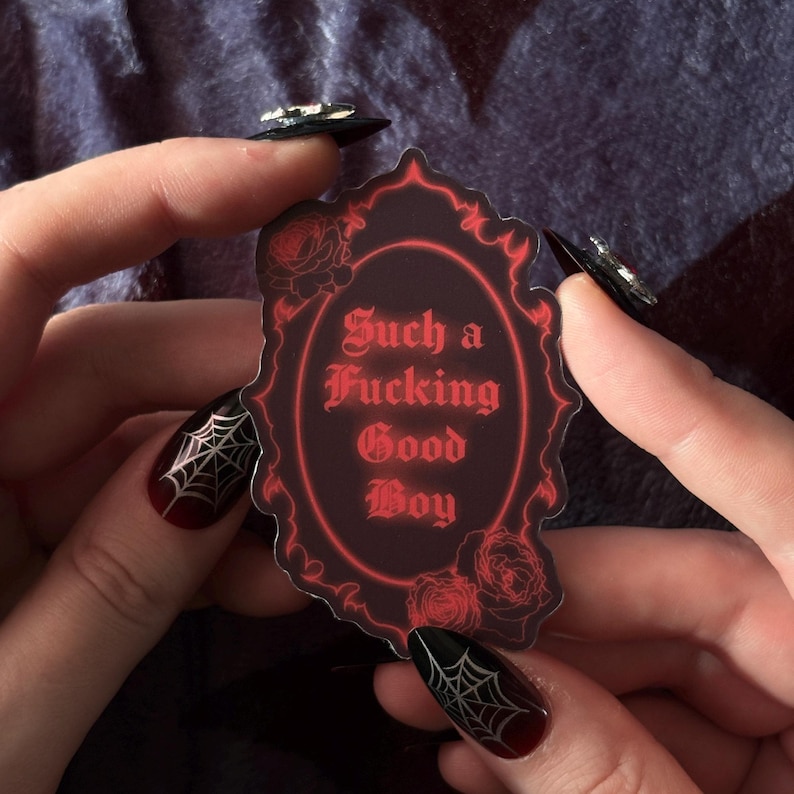 Such a Good Boy/girl | Gothic Frame Sticker Vinyl Decal - Etsy