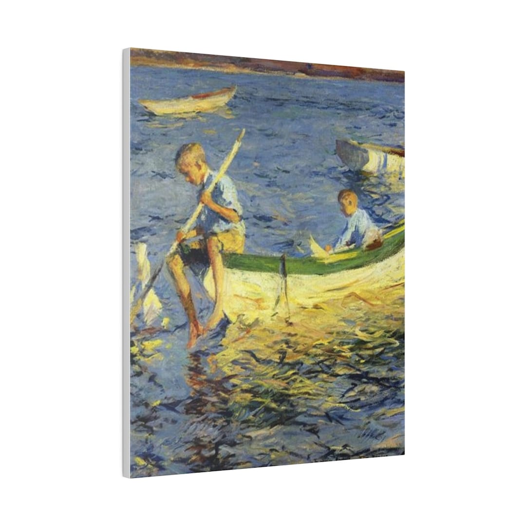 Frank Weston Benson "boating at Vinalhaven" Canvas Print - Etsy
