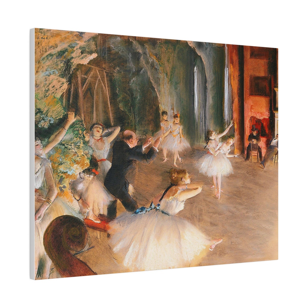 Edgar Degas Ballet Rehearsal Canvas Print – French Art Wall Decor - Etsy
