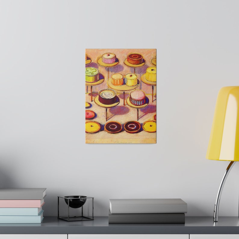 Wayne Thiebaud Cake Art - Canvas Print" - Etsy
