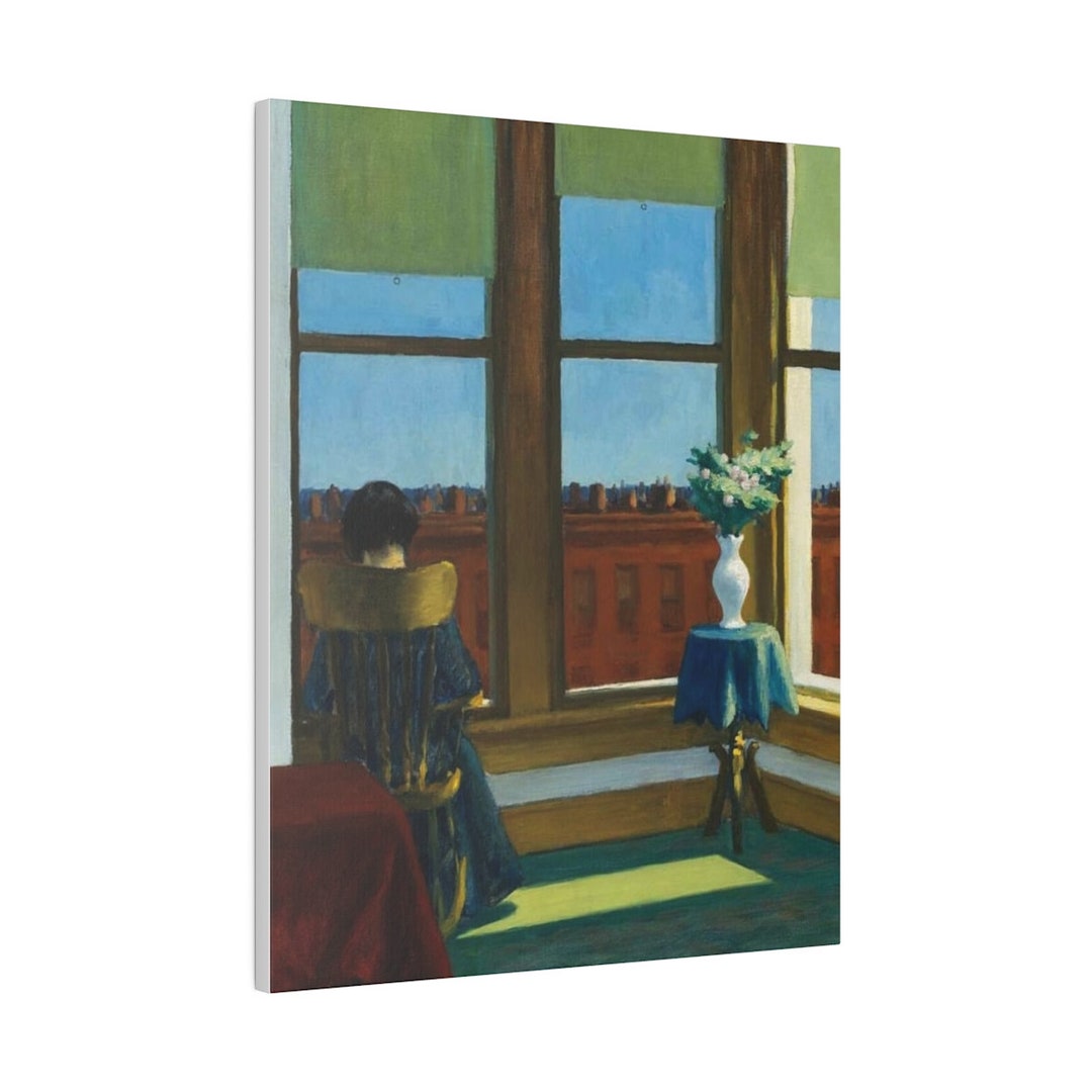 Edward Hopper Room in Brooklyn Printed Canvas Artwork - Modern Wall ...