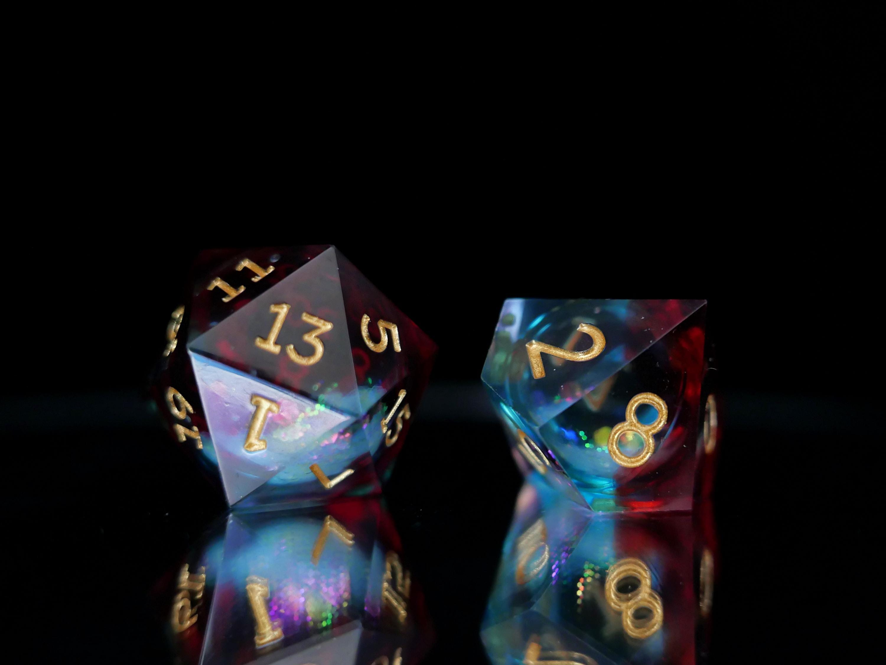 Personalized Resin Dice Set | Order Dice and Get a Free Personalized ...