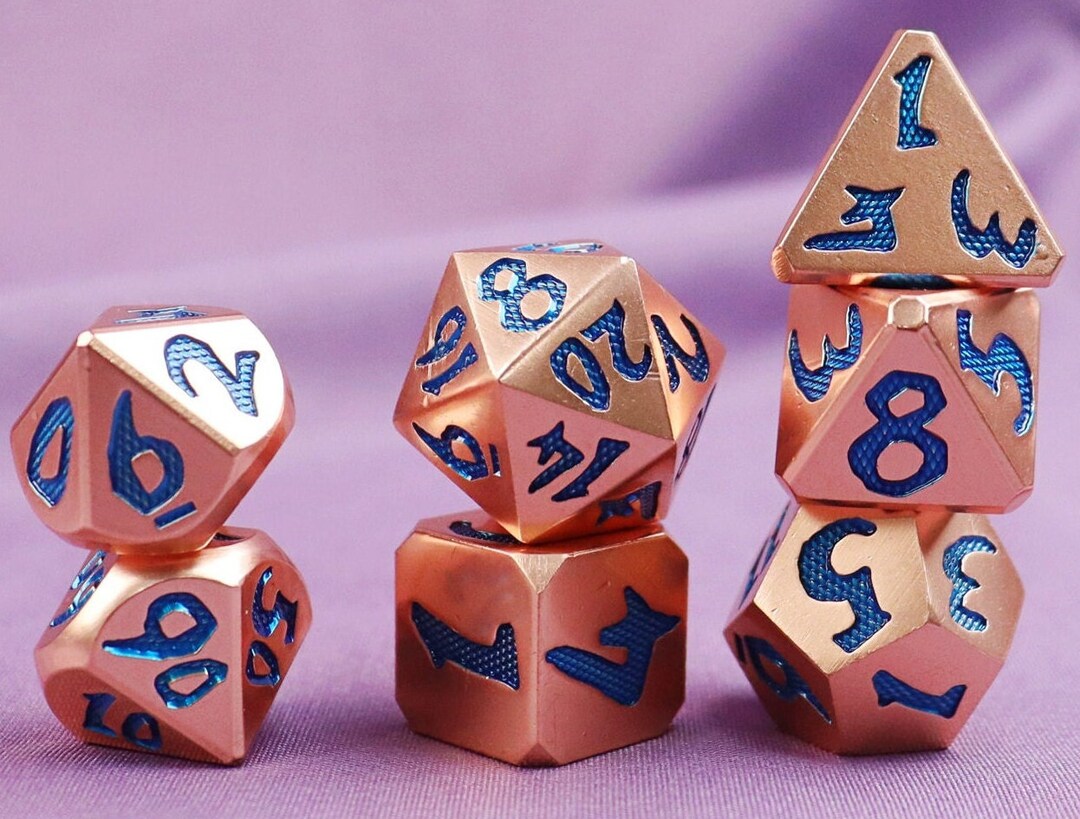 Metal Solids Dice Set | Dungeons and Dragons | MTG Tabletop Game Dice ...