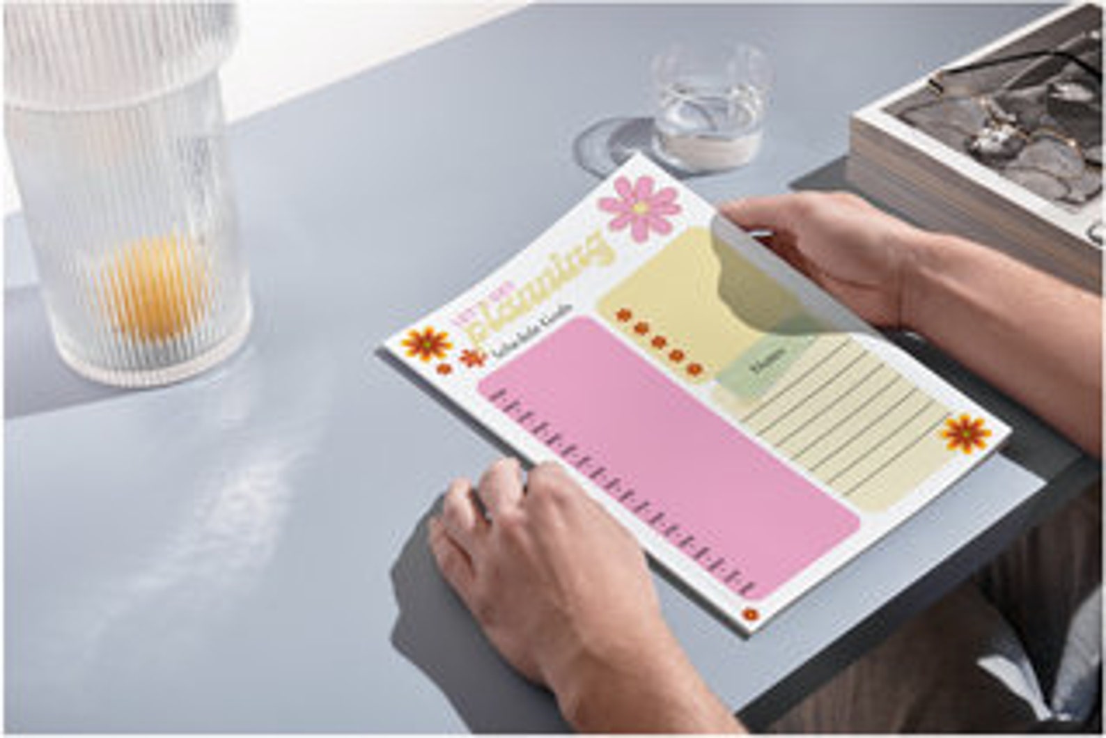 Groovy Daily Planner Pink - Etsy