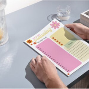 Groovy Daily Planner Pink - Etsy