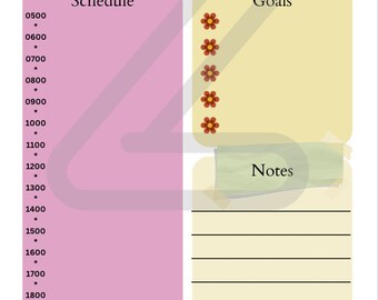 Groovy Daily Planner Green - Etsy