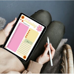 Groovy Daily Planner Pink - Etsy