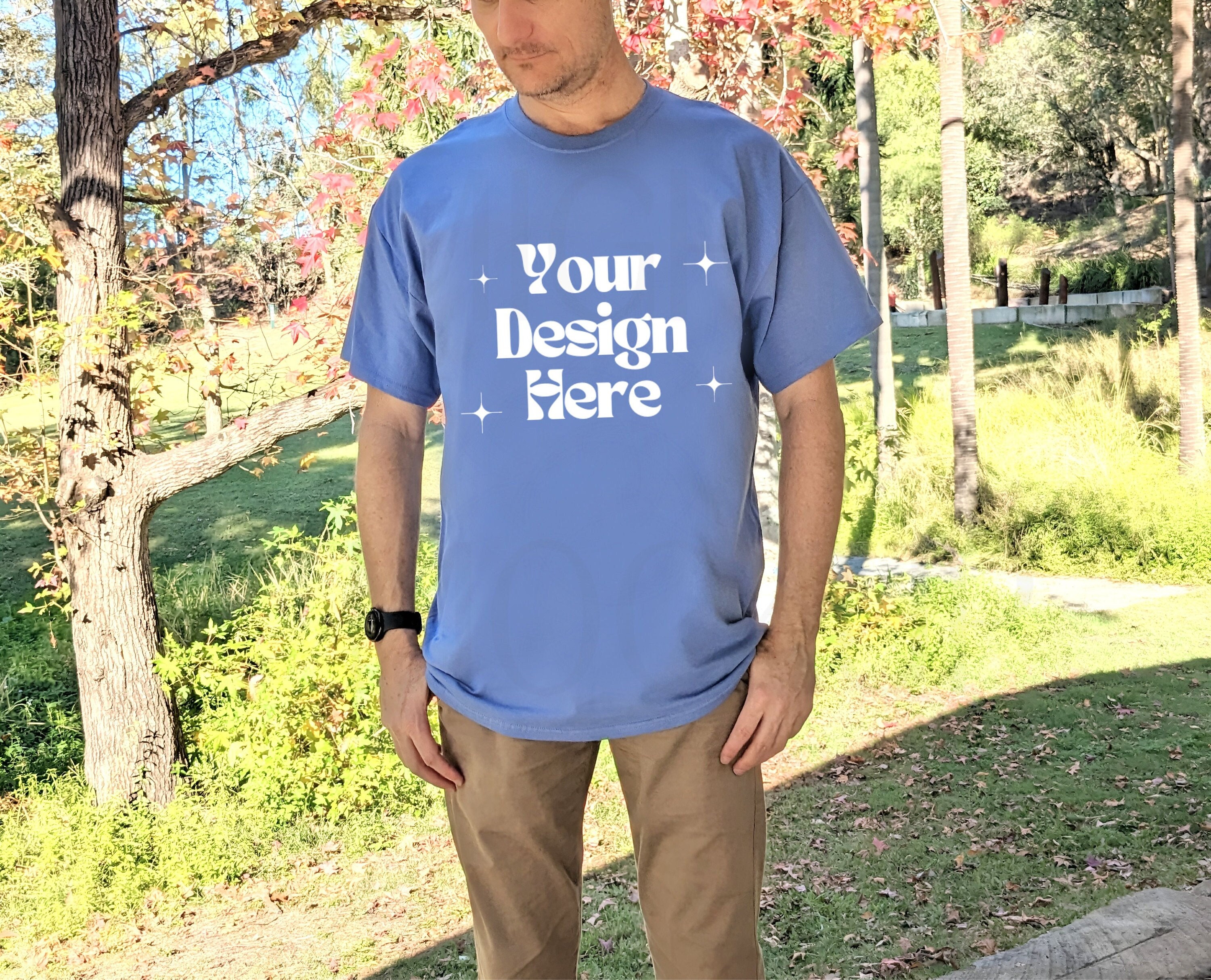 Gildan 5000 Mockup Violet / Male Mockup Gildan 5000 / Male - Etsy México