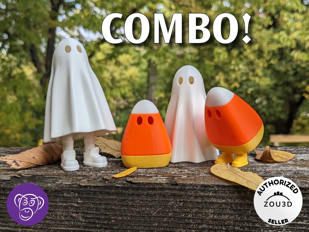 Ghost & Candy Corn Combo Set - Etsy