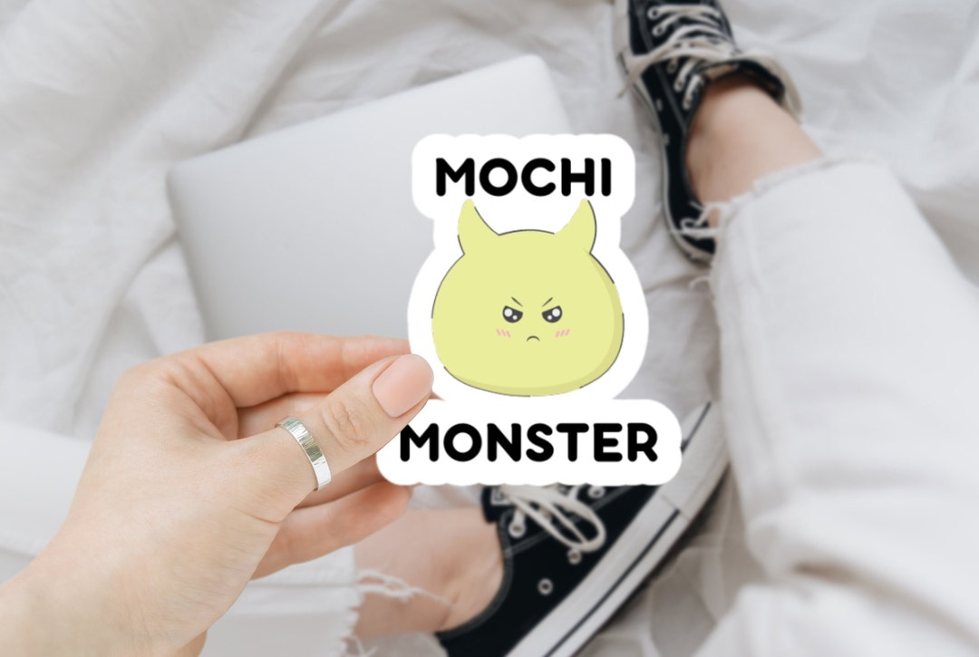 Mochi Monster Sticker | Mochi Kawaii Sticker | Mochi Anime Sticker ...