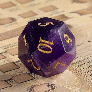 Natural Amethyst Dnd Dice Set |gemstone Dnd Dice Set|| Dnd GM Gift ...