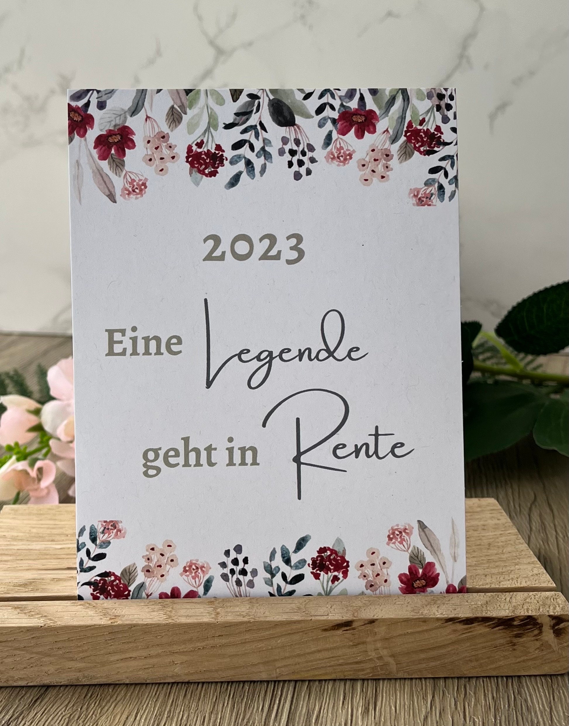 Karte zum Ruhestand / Karte zur Rente / Rente Karte für - Etsy.de