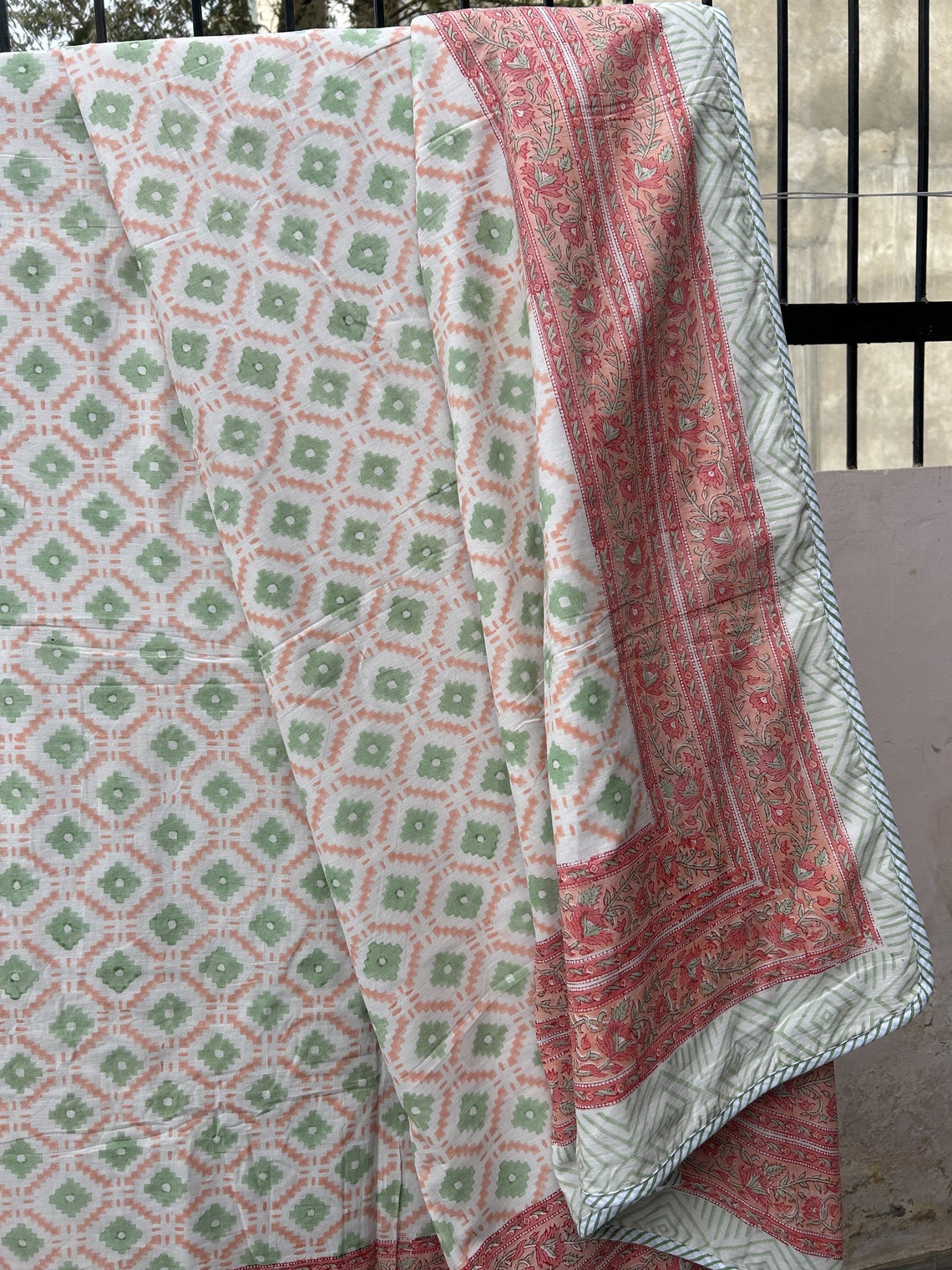 Hand Block Ac Dohar Hand Block Print Soft Cotton Ac Blanket Handmade Ac ...