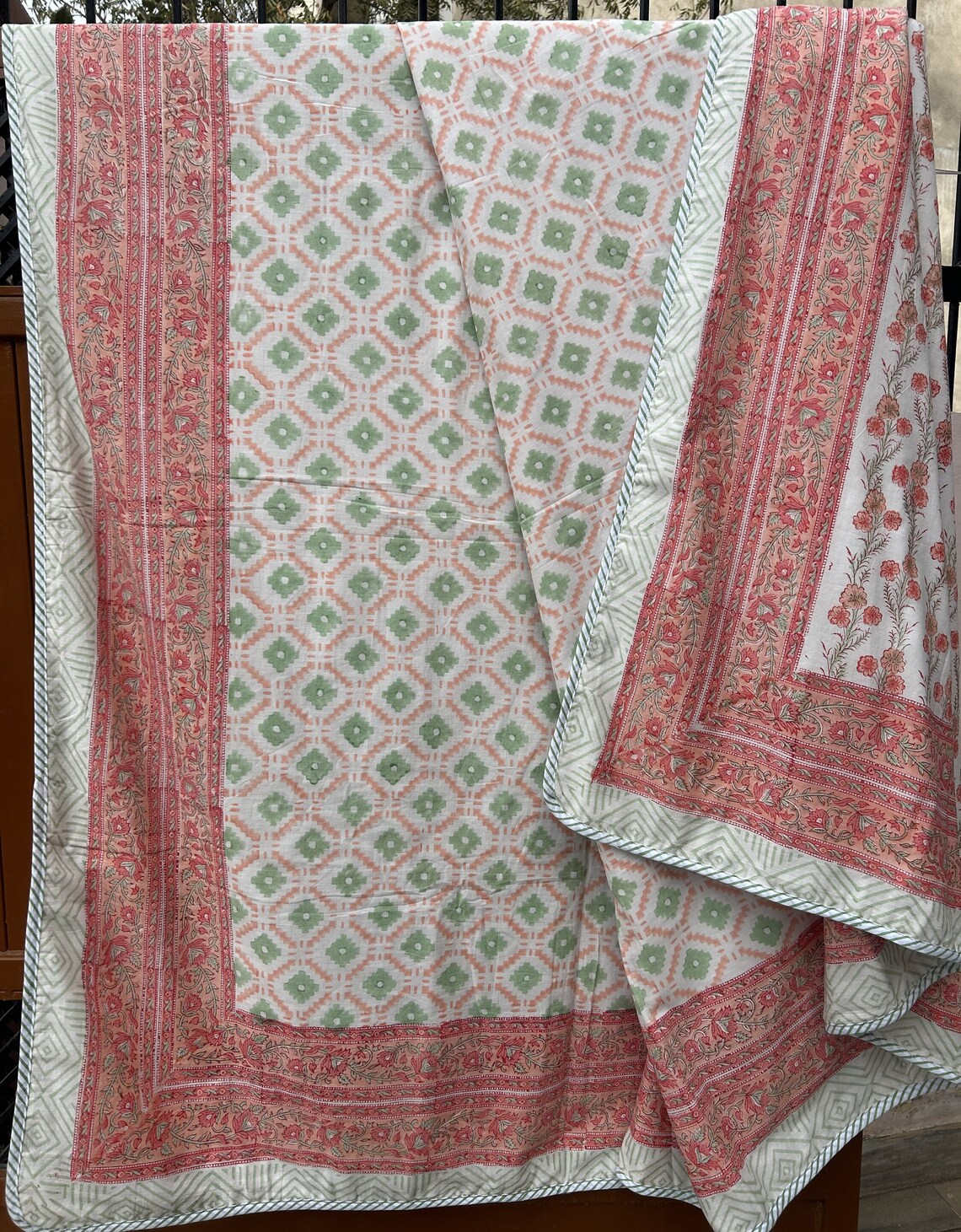 Hand Block Ac Dohar Hand Block Print Soft Cotton Ac Blanket Handmade Ac ...