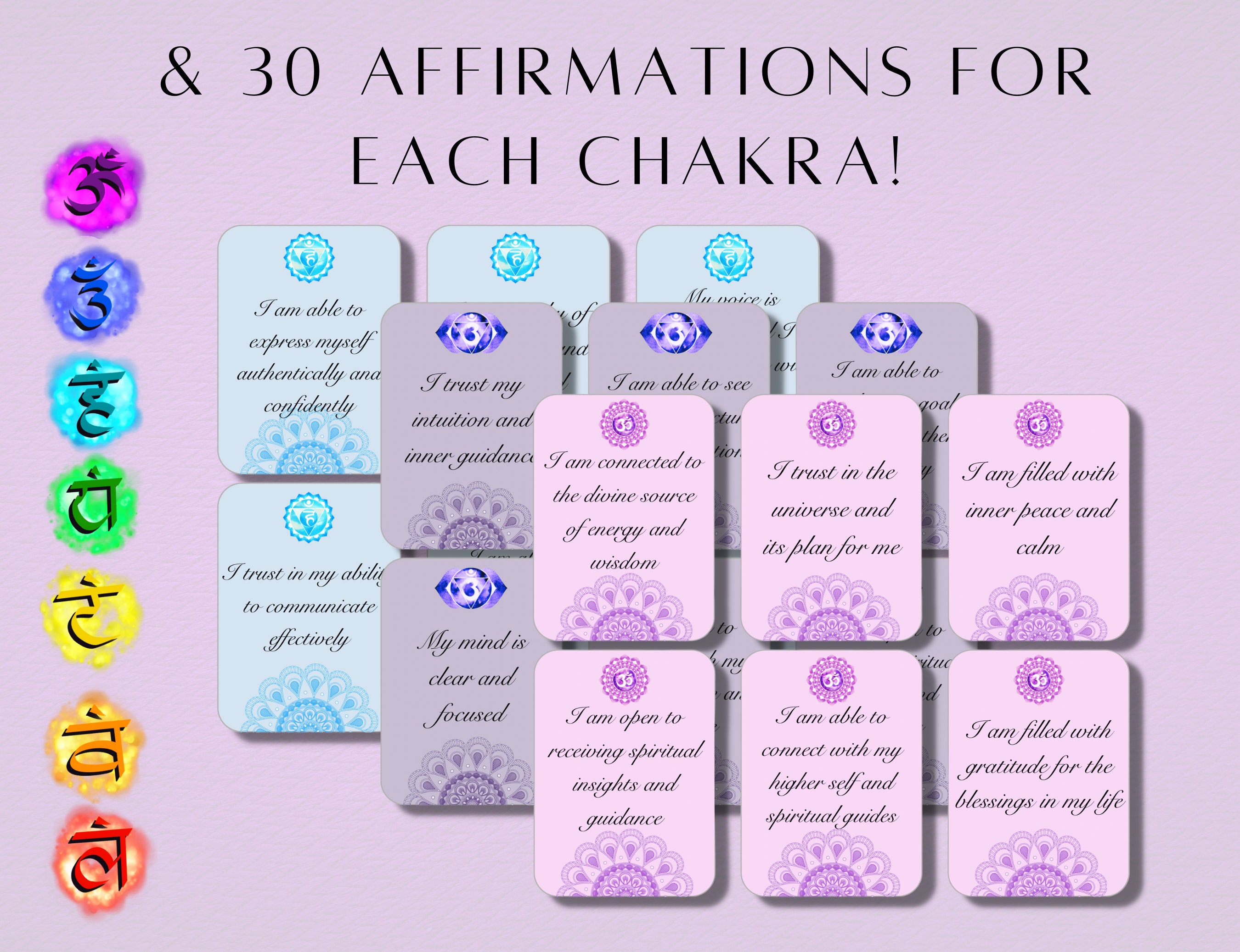 The Ultimate Chakra Printable Bundle | Chakra Cheat Sheets | Chakra ...