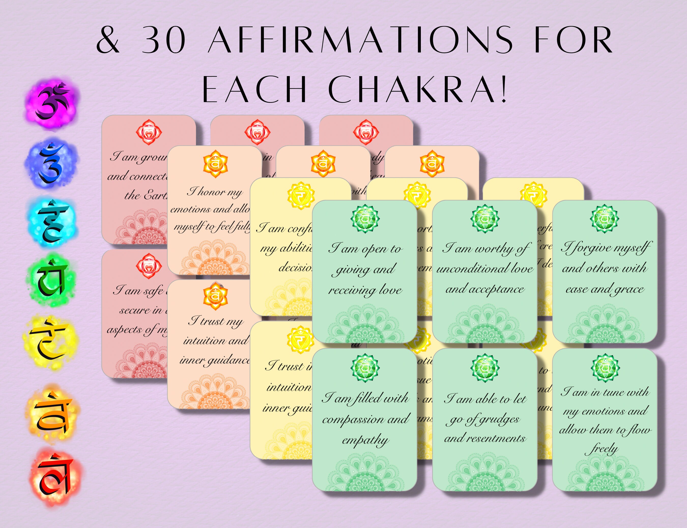 The Ultimate Chakra Printable Bundle | Chakra Cheat Sheets | Chakra ...