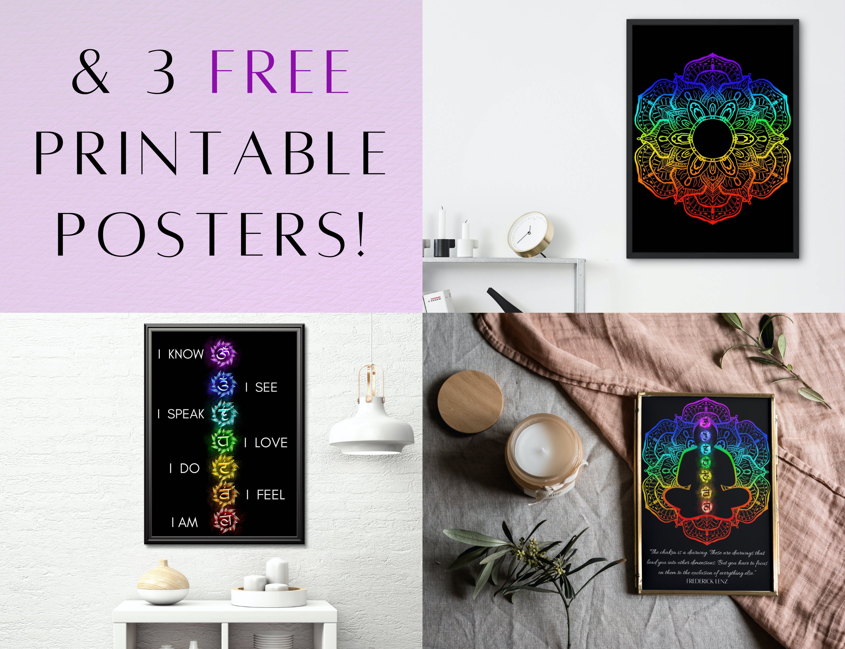 The Ultimate Chakra Printable Bundle | Chakra Cheat Sheets | Chakra ...