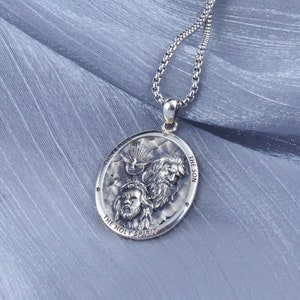 Sterling Silver Holy Spirit Necklace, Holy Spirit Dove Charm, Holy ...