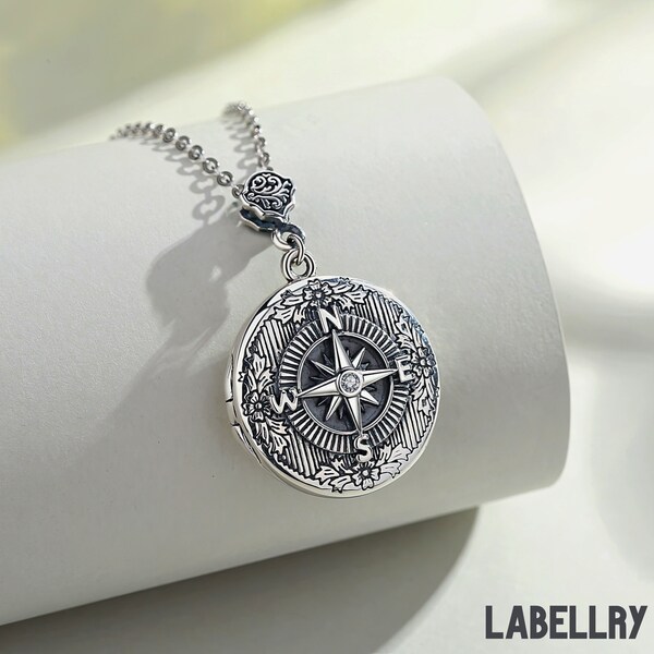 Compass Locket - Etsy