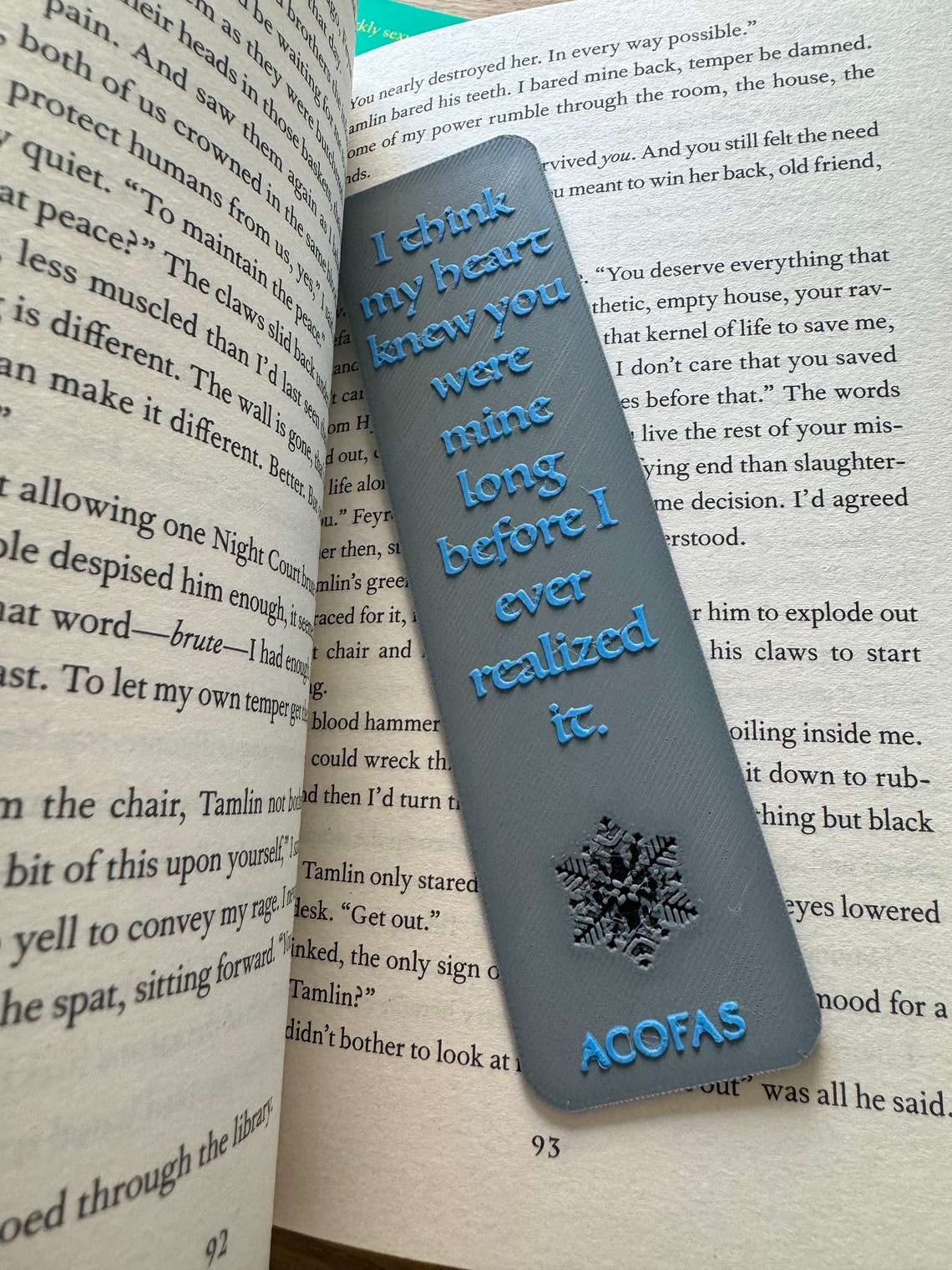 Unique ACOTAR Bookmarks - Set of 5 - Etsy Canada