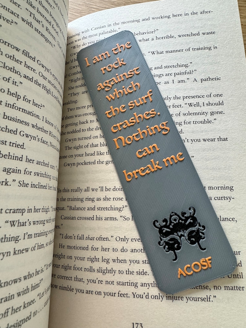 Unique ACOTAR Bookmarks - Set of 5 - Etsy