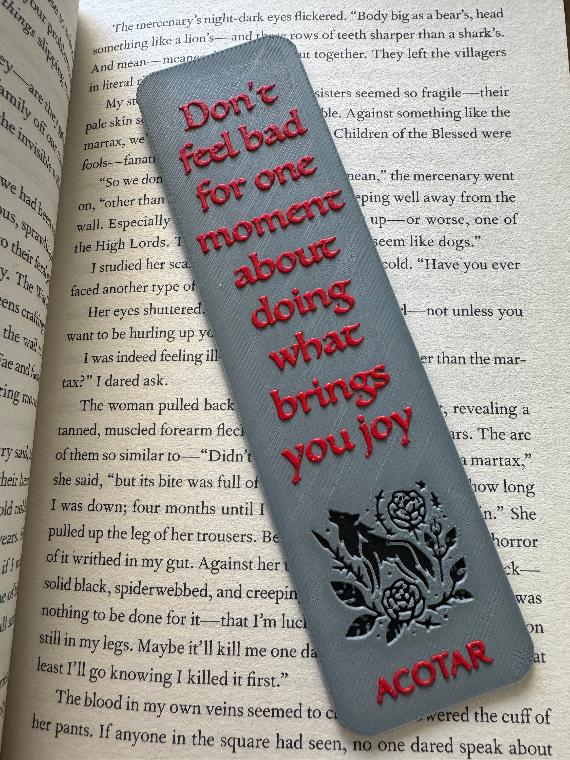 Unique ACOTAR Bookmarks - Set of 5 - Etsy