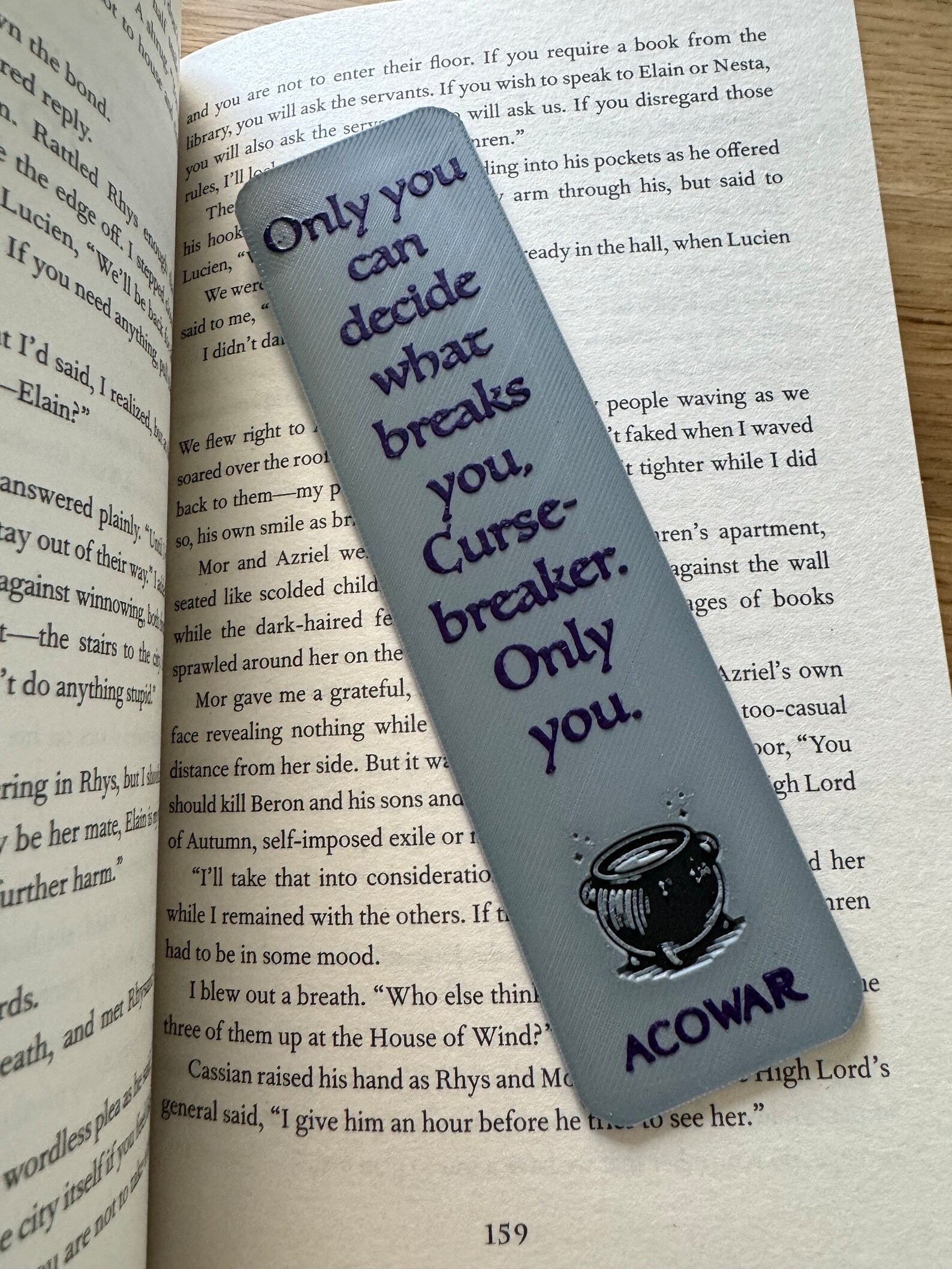 Unique ACOTAR Bookmarks - Set of 5 - Etsy Canada