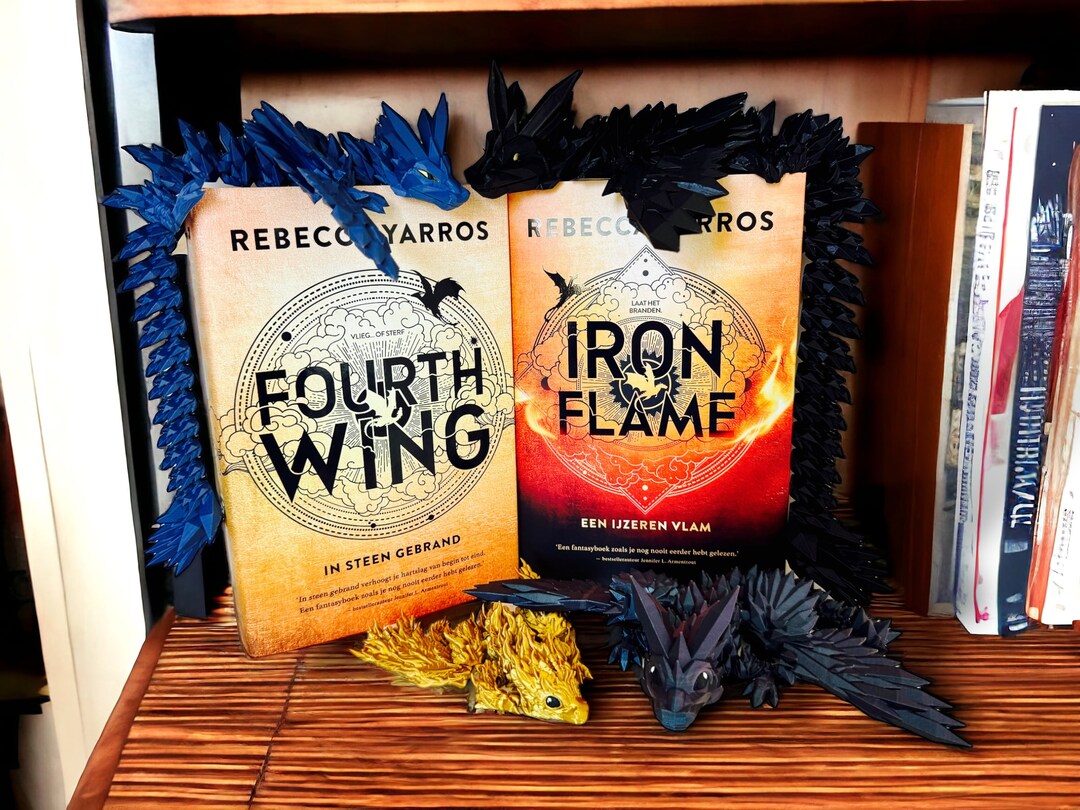3D Dragon Figurines Based on fourth Wing by Rebecca Yarros Tairn ...