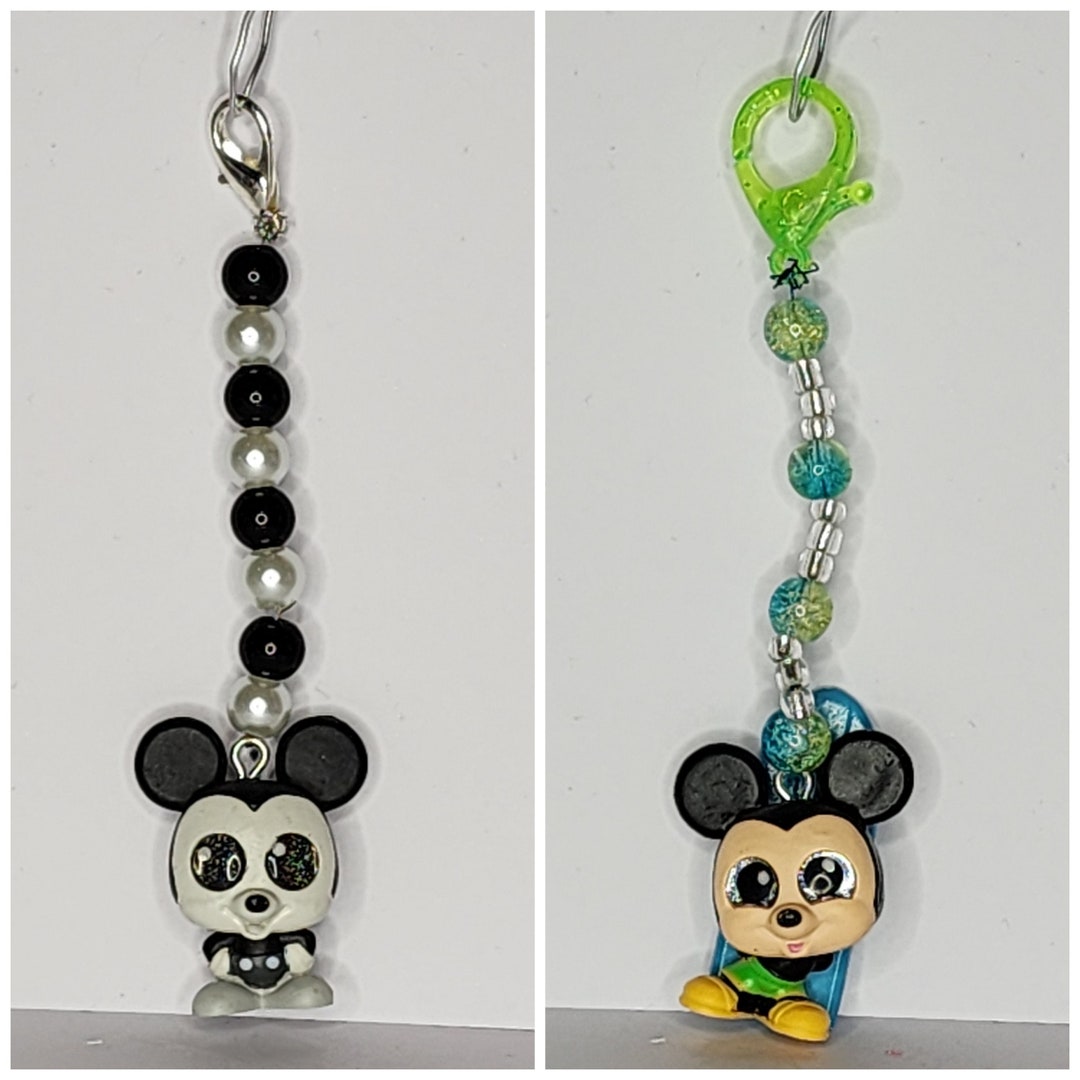 Mickey & Minnie Keychains - Etsy