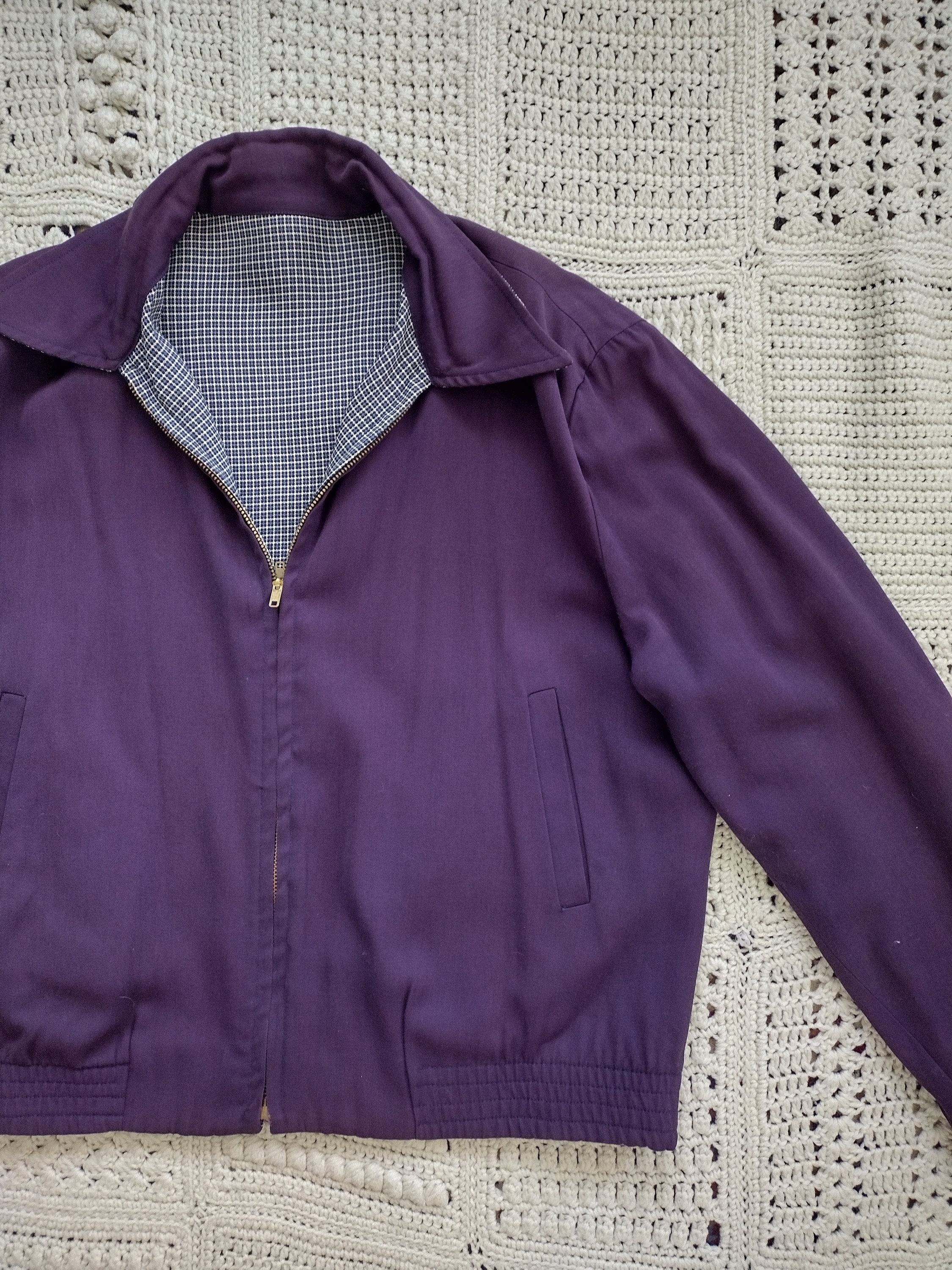 Vintage 1950s Reversible Gabardine Ricky Jacket L XL - Etsy