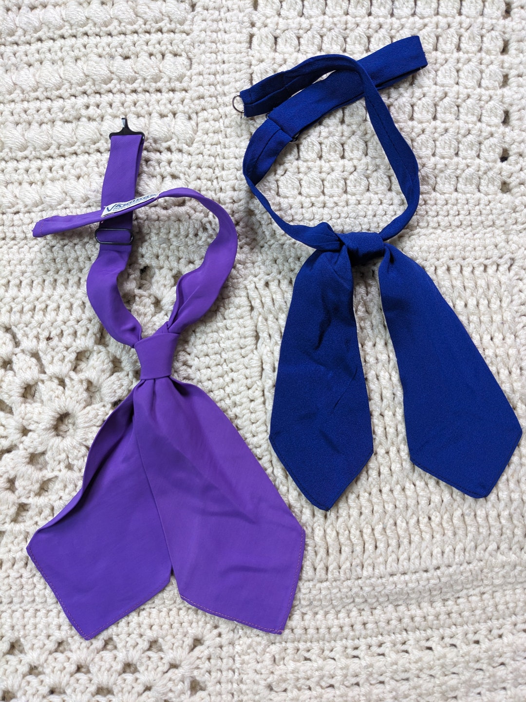 Vintage 1940s 1950s PURPLE Western Neck Tie Neckerchief Vaquero - Etsy