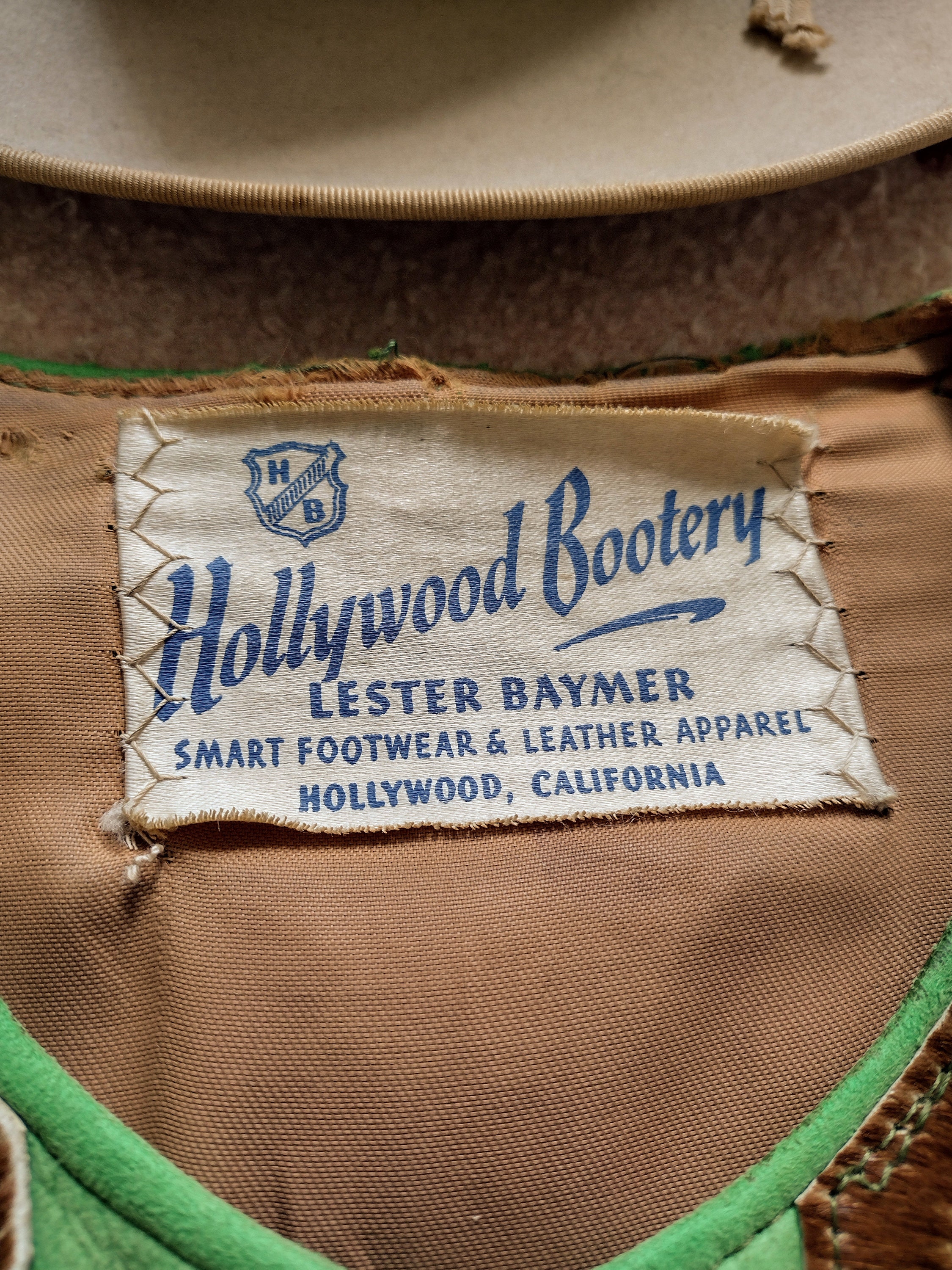 Vintage 1930s 1940s Cropped Jacket Western Cowgirl Green Suede Leather ...