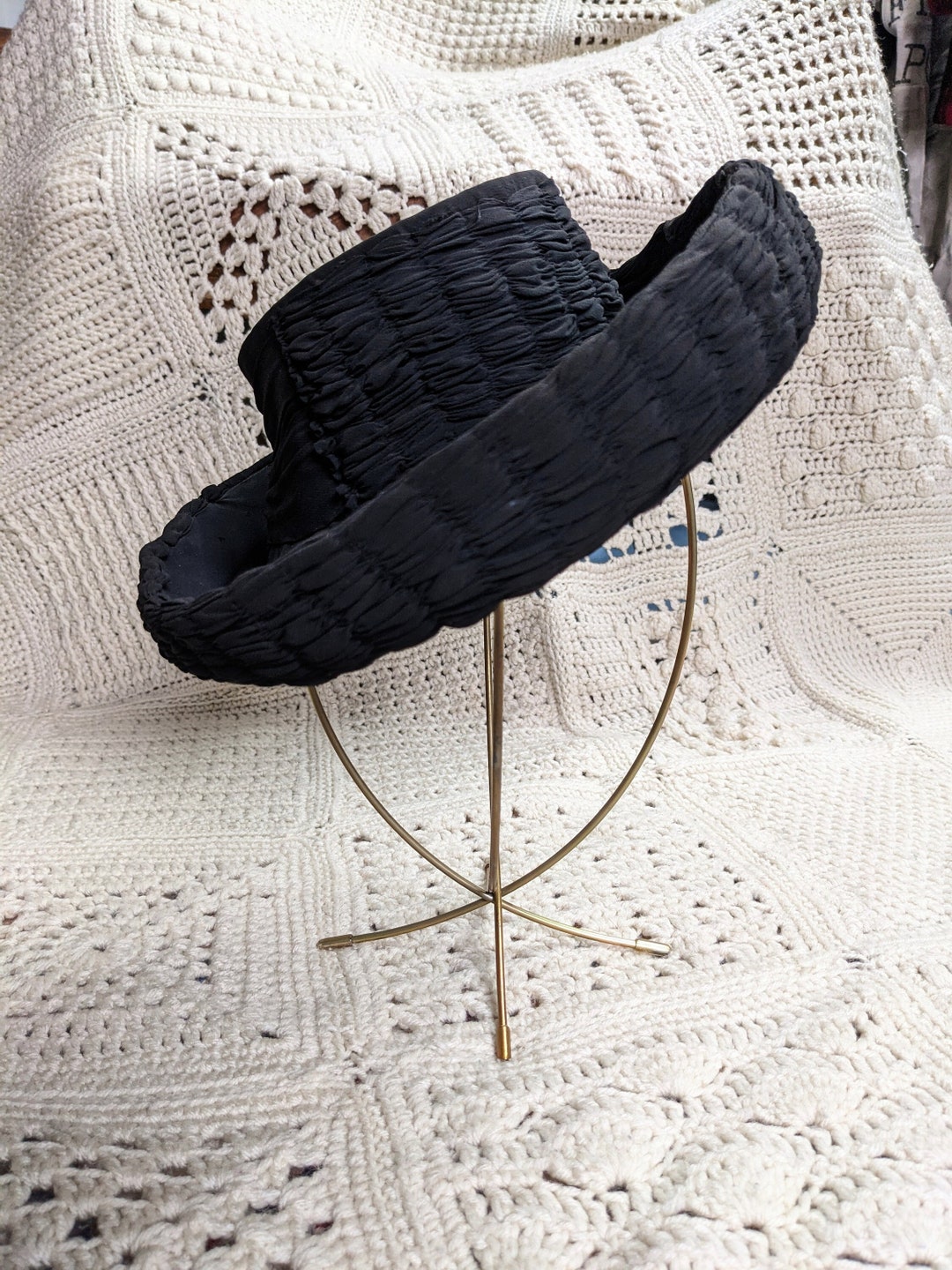 Vintage 1940s French Tilt Hat Fedora by Moriss Creation. Great ...