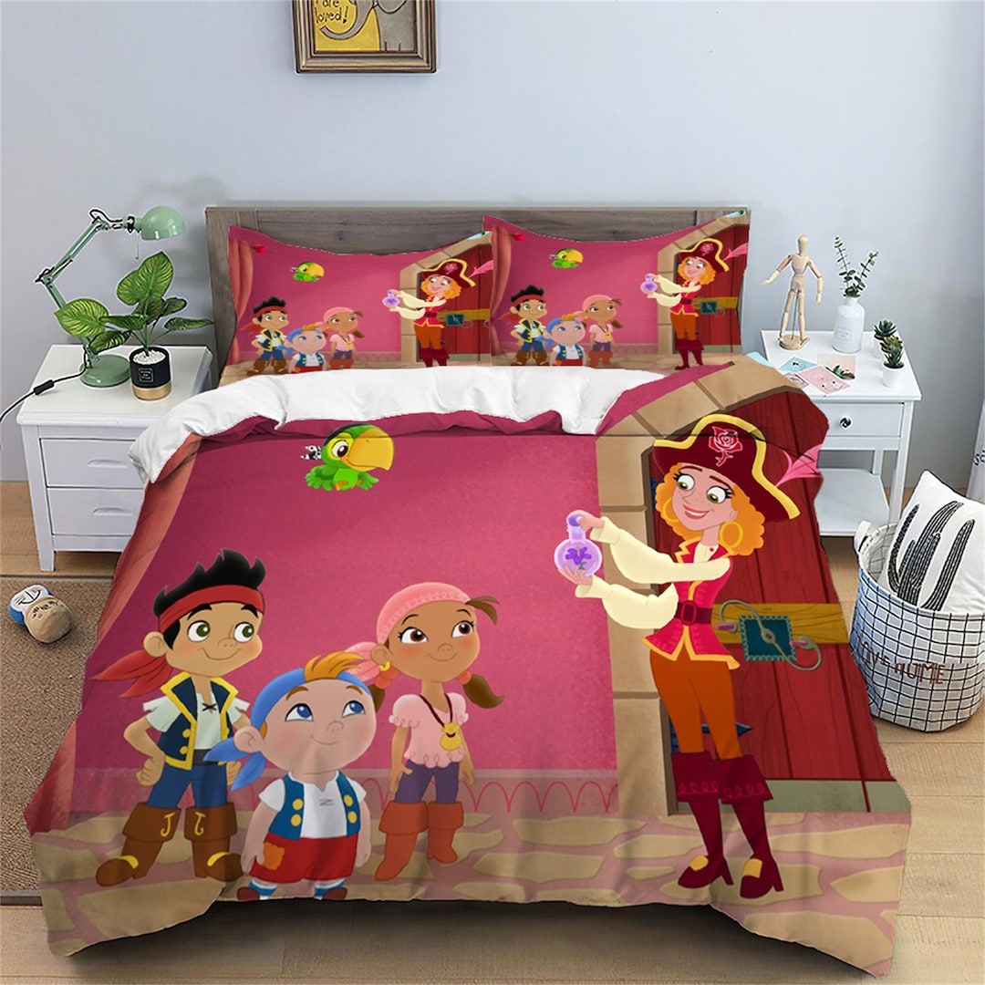 Disney Jake and Never Land Pirates Bedding Three Piece Duvet - Etsy